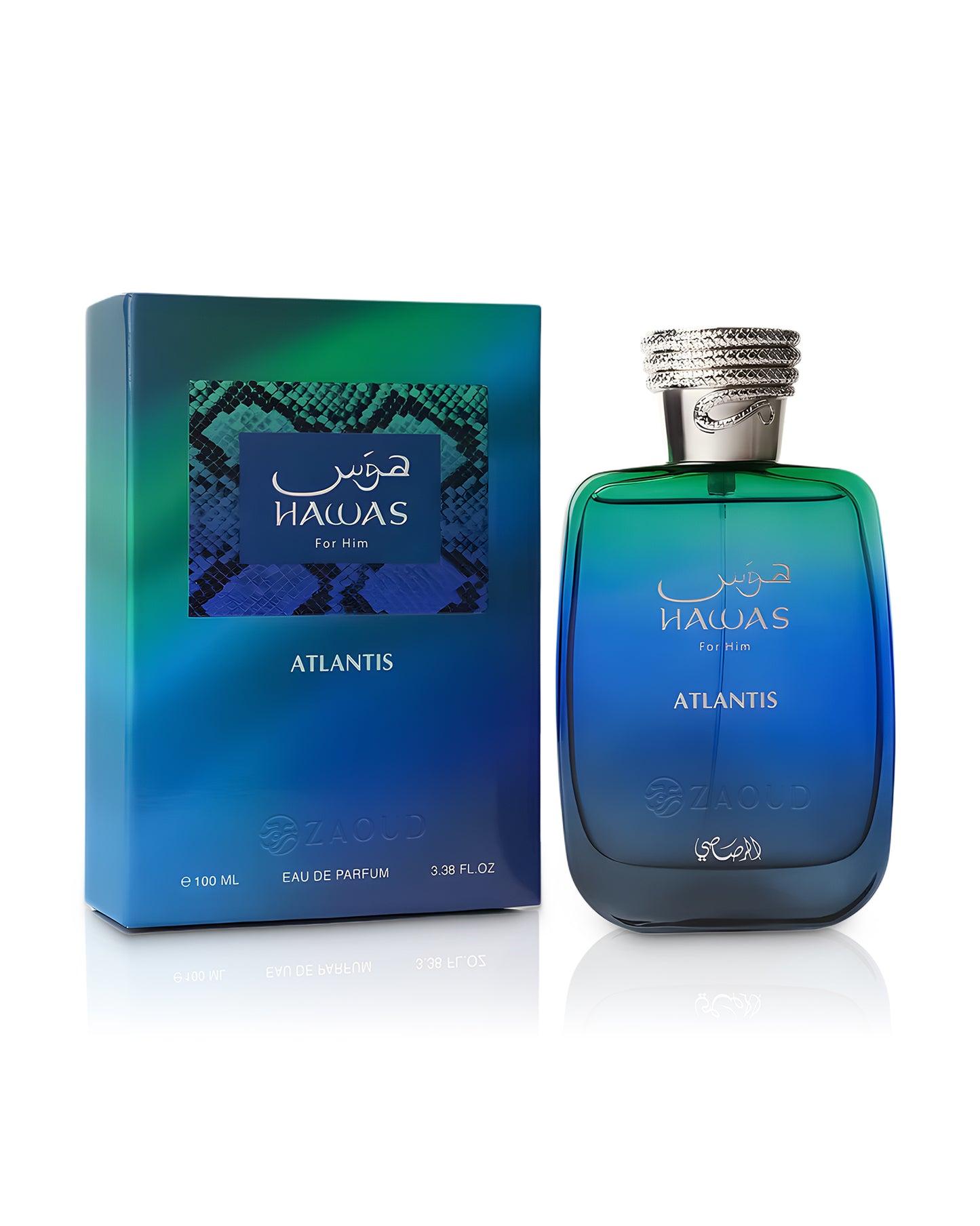 Rasasi Hawas Atlantis 100ml - Perfumes Árabes Originales- Productos ...
